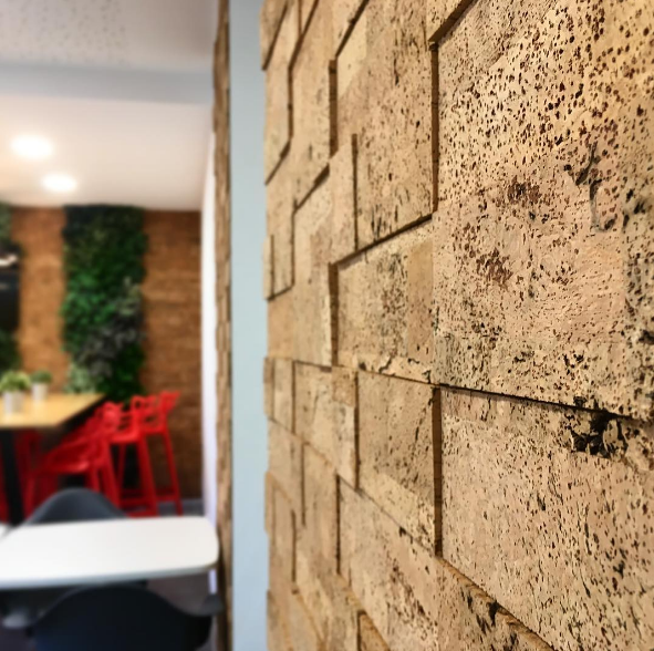 Настенная 3д панель из пробки YRCB1N005 Cork Bricks Natural